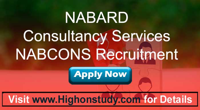 NABCONS Recruitment 2022 – Apply for 13 Consultant Posts