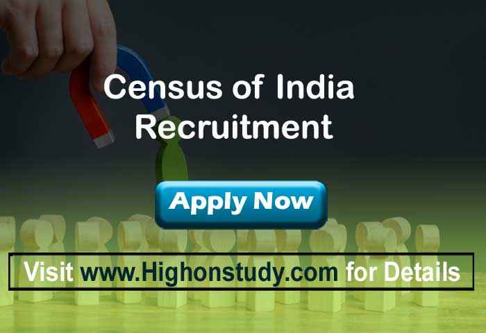 Census of India Recruitment 2022 – 33 Steno, LDC, Director Posts
